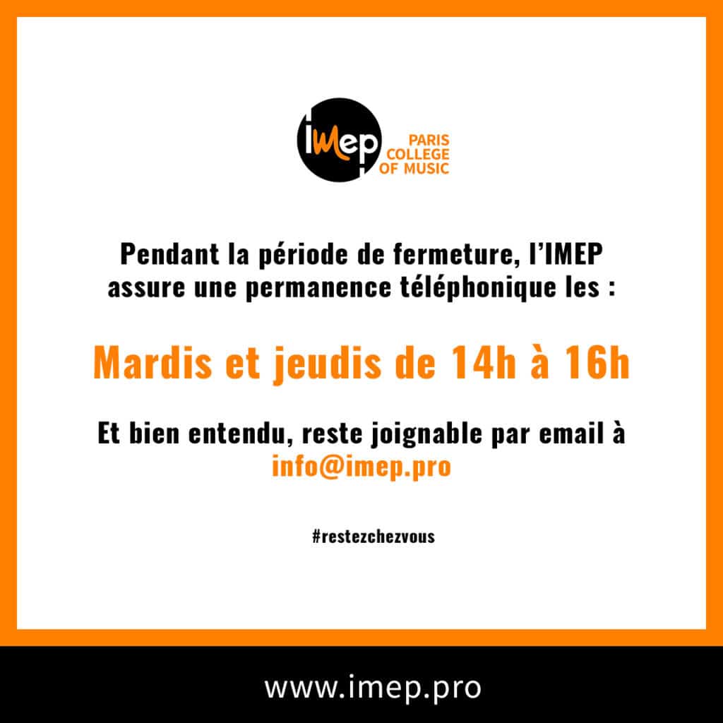 Accueil | Ecole de musique à Paris. IMEP Paris College of Music. Jazz